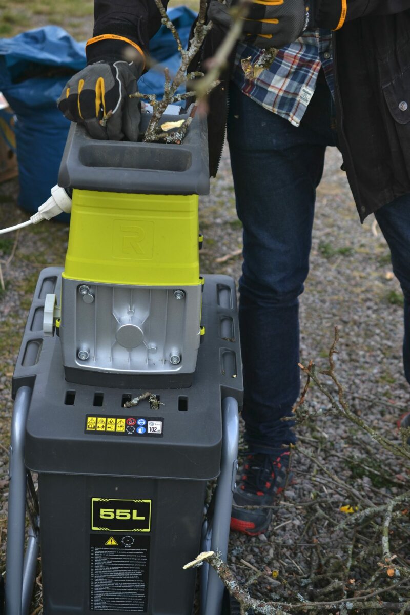 Using a Garden Shredder – Sara's Kitchen Garden