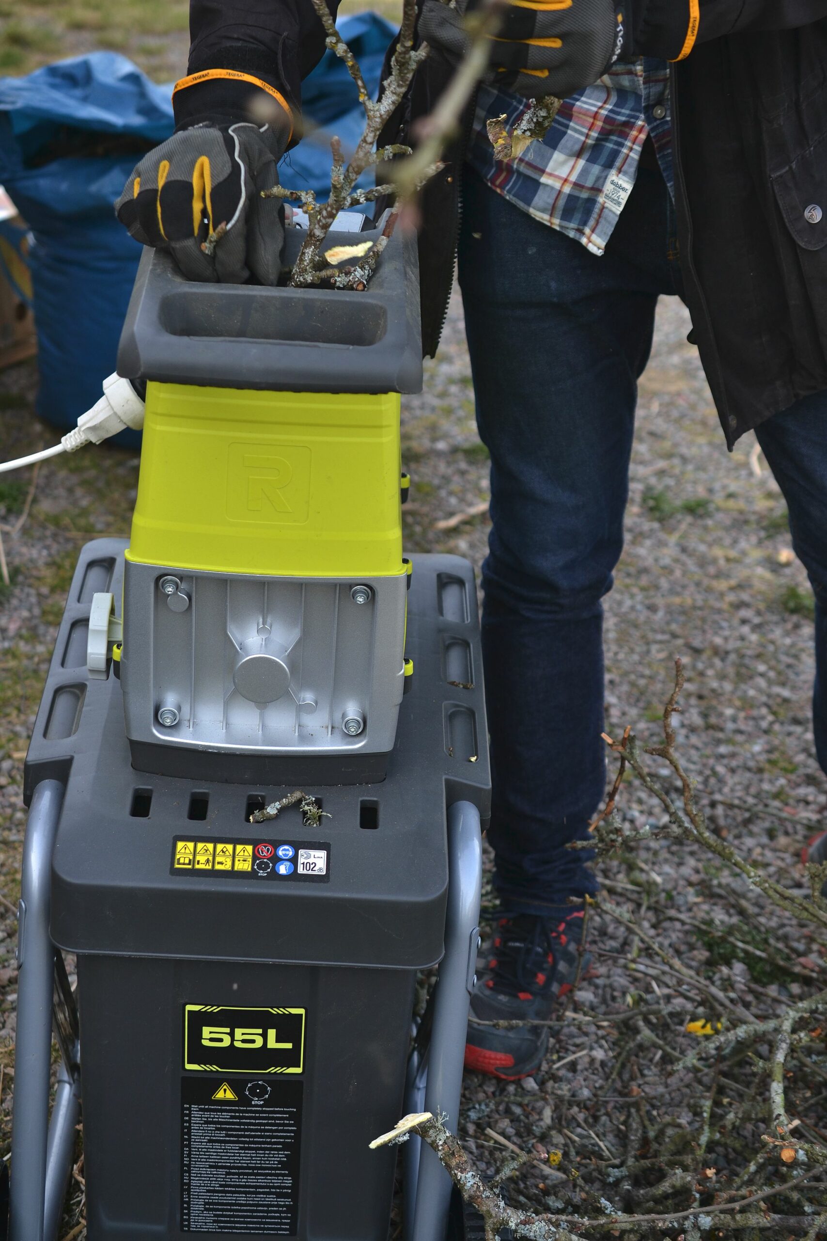 Using a Garden Shredder – Sara's Kitchen Garden